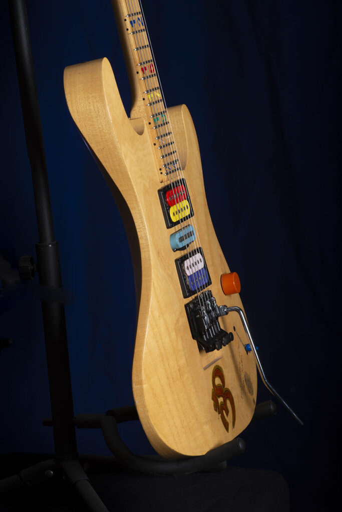Jason Becker’s Peavey Numbers Guitar – Photo by Stephanie Cabral ...