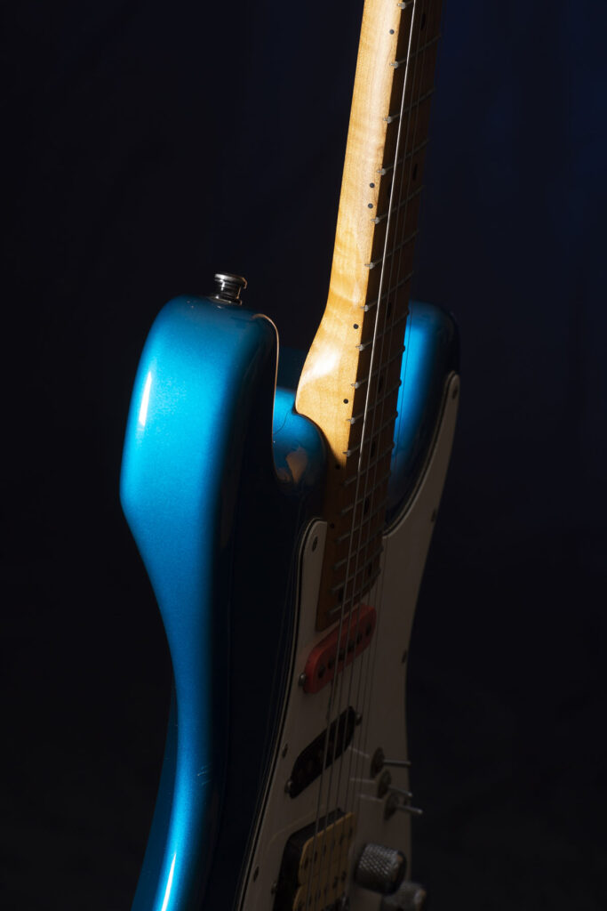 Jason Becker’s Blue Hurricane Guitar – Photo by Stephanie Cabral ...