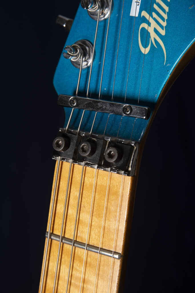 Jason Becker’s Blue Hurricane Guitar – Photo by Stephanie Cabral ...
