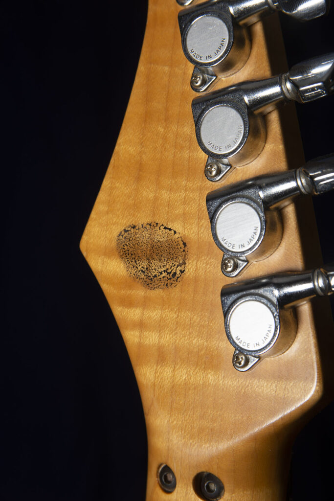 Jason Becker’s Blue Hurricane Guitar – Photo by Stephanie Cabral ...